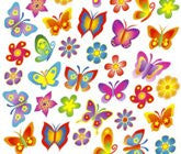 Butterflies Crystal – Purple Peach Stickers
